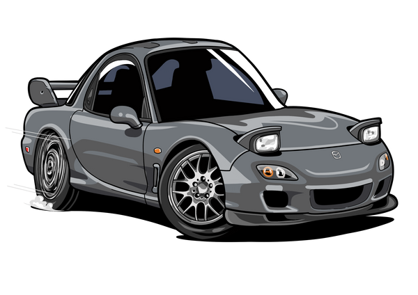 Chibi RX-7 Pin – EverydayThreads